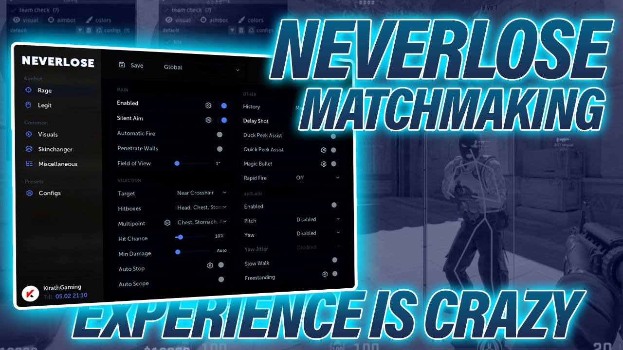 Neverlose Matchmaking Experience is Crazy - YouTube