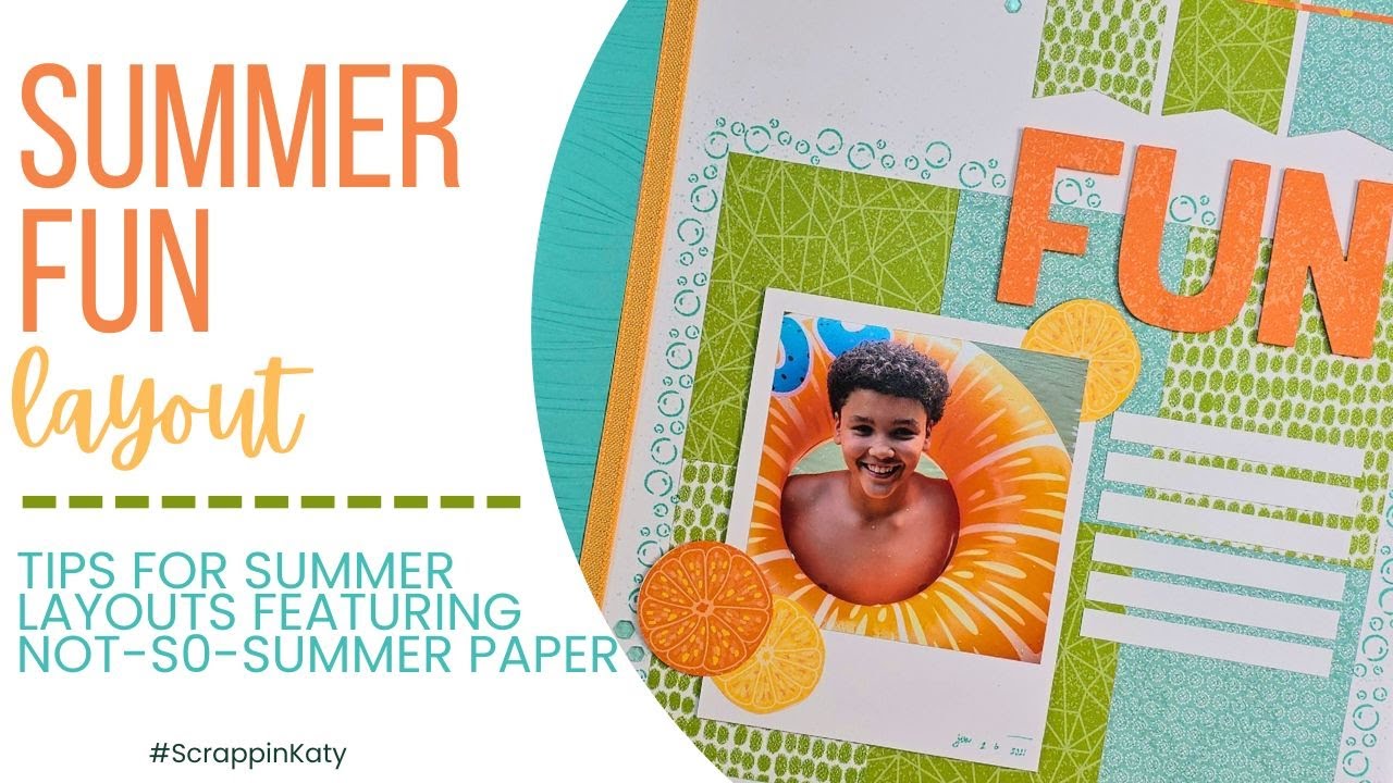 Scrapbooking Summer Layouts | YouTube Sketch Hop | Stampin' Up ...