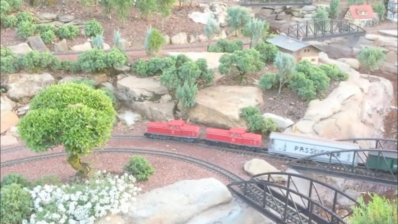Walt Disney World Garden Railroad at EPCOT with LGB & Marklin Trains in ...
