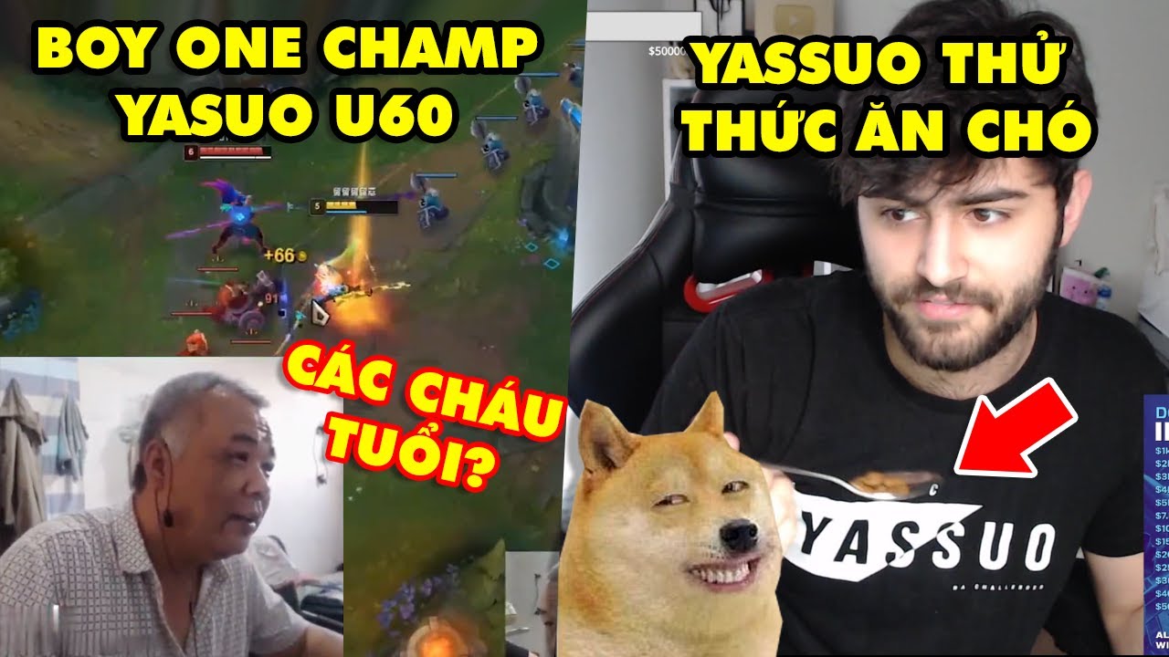 TOP khoảnh khắc điên rồ nhất LMHT #10: Boy One Champ Yasuo U60 múa cực ...