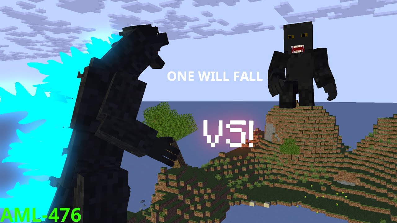 Godzilla vs Kong | Minecraft Battle Animation - YouTube