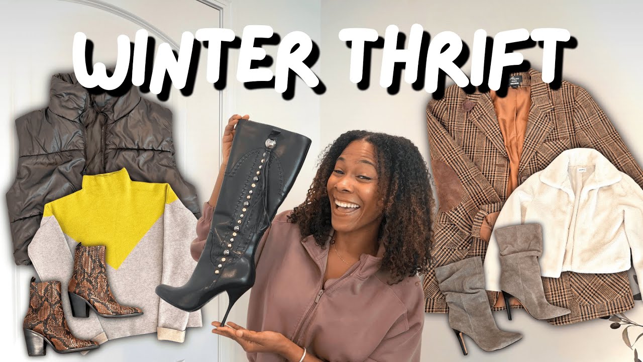 the ULTIMATE WINTER THRIFT HAUL - YouTube