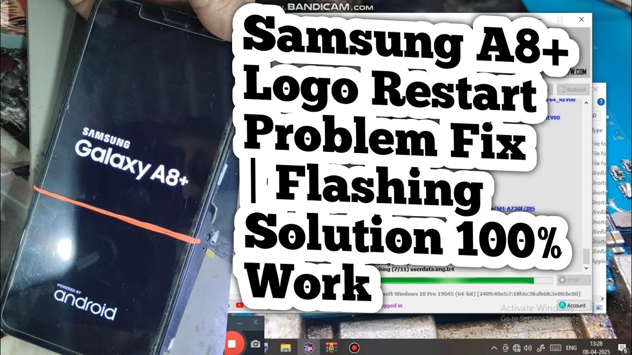 Samsung A8+ Logo Restart Problem Fix | Flashing Solution 100% Work - YouTube