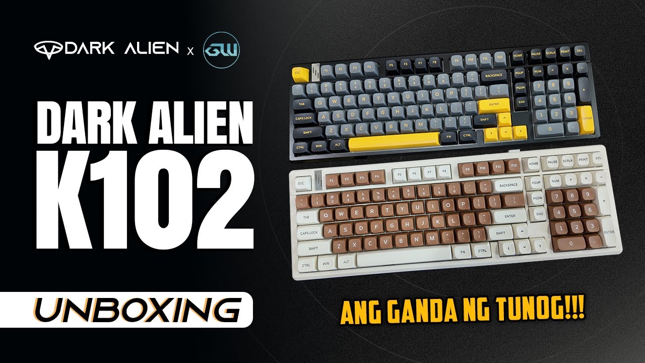 Budget marbly na tunog? Gigaware Dark Alien K102 Unboxing [Eng Subbed] (Tagalog) - YouTube