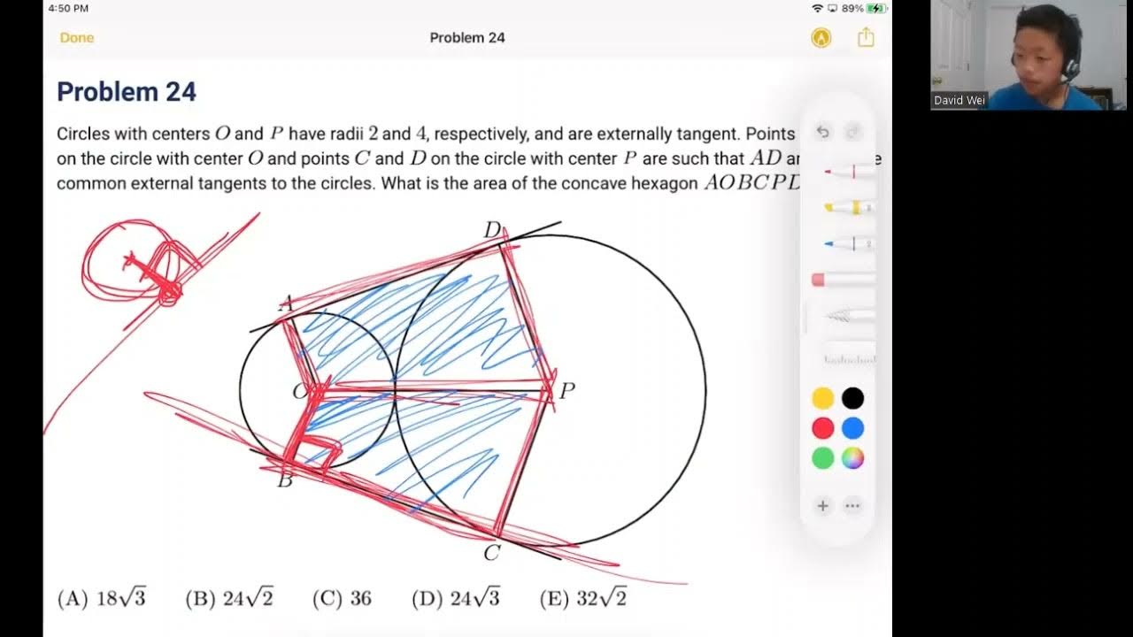 2006 AMC 10B Problem 24 Solution - YouTube