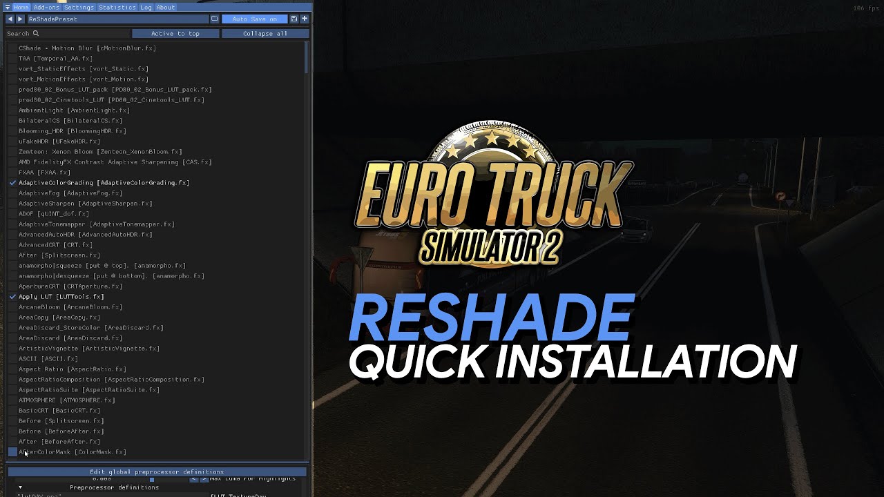 ETS 2 - ReShade Quick Installation | AI Voice Over - YouTube