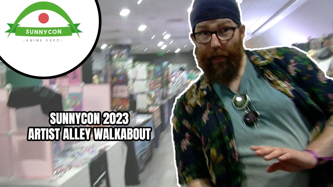 SunnyCon 2023 Artist Area Walkabout - YouTube