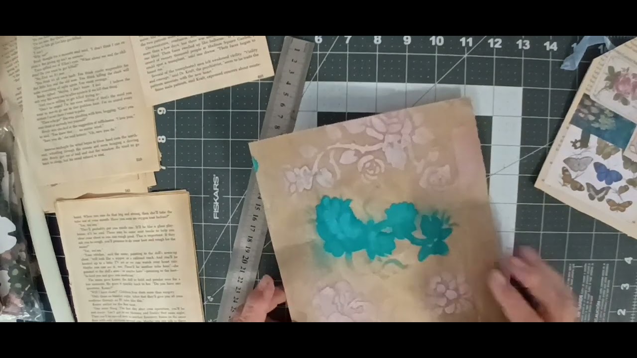 Making tags from book pages. - YouTube