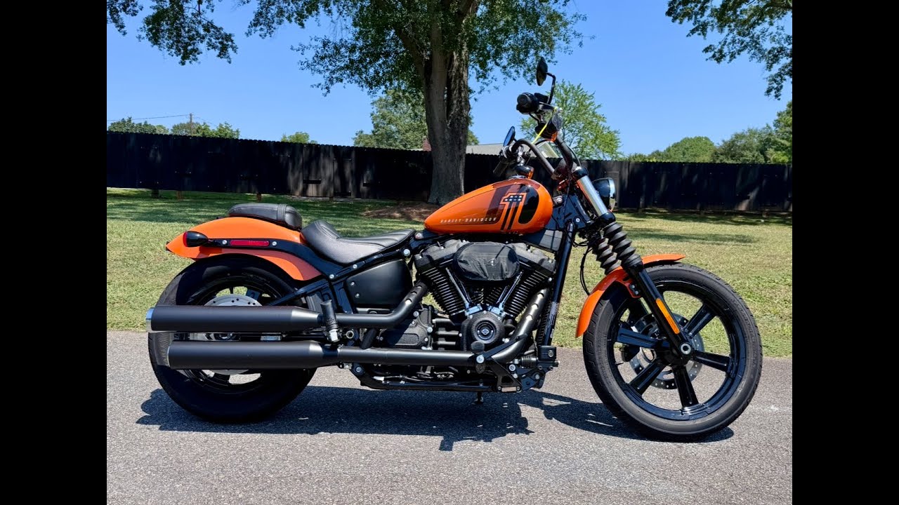 2024 Harley Davidson Street Bob - Baja Orange - YouTube
