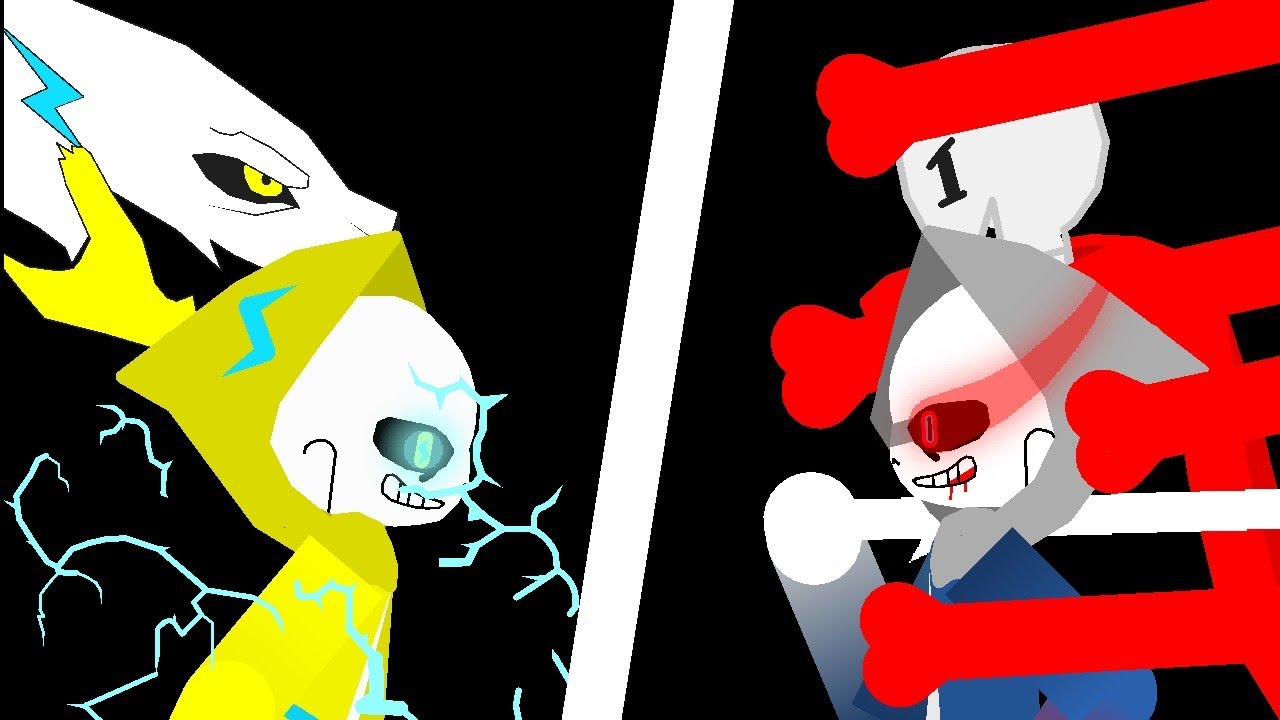 electro sans vs LG dust sans phase 2 - YouTube