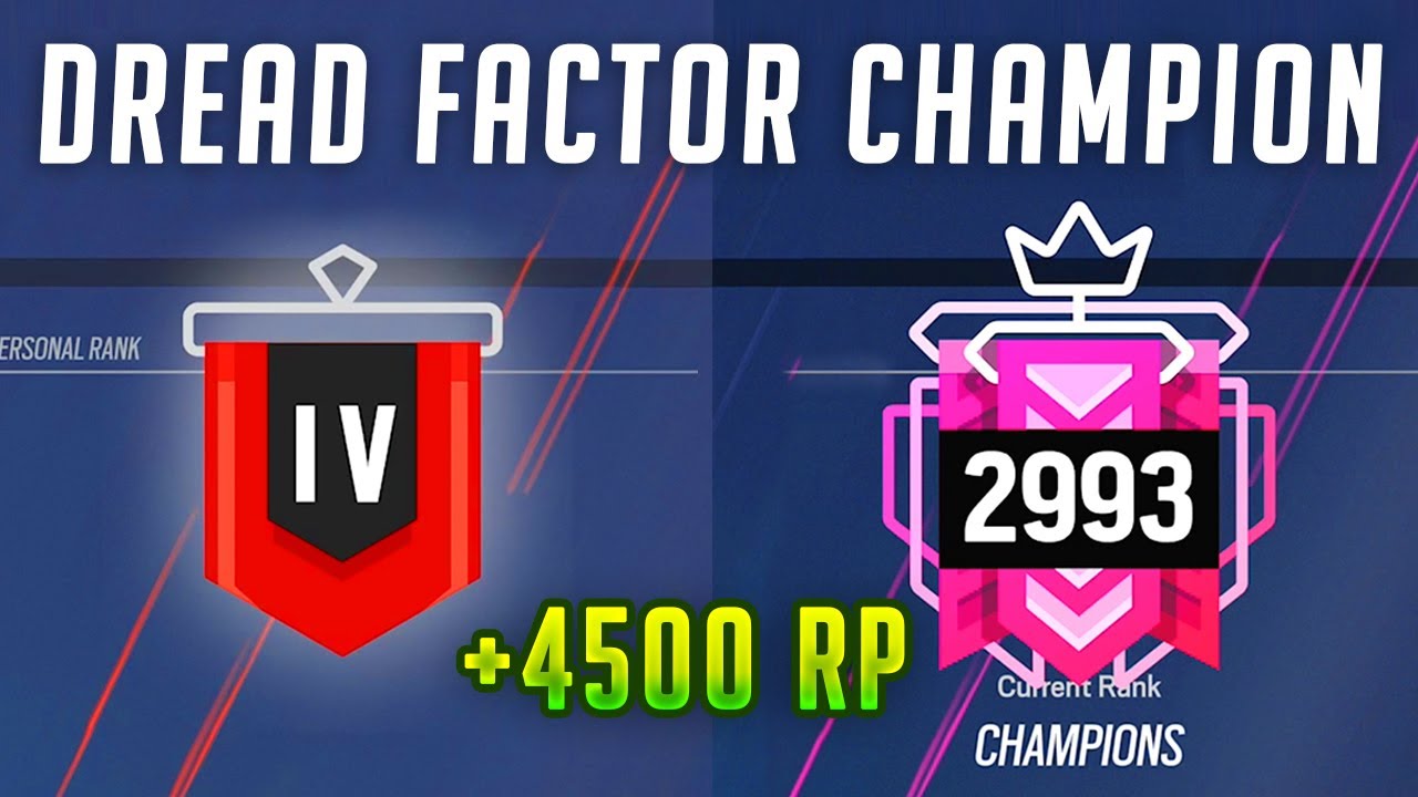 How I Got CHAMPION in Operation Dread Factor - Rainbow Six Siege ...