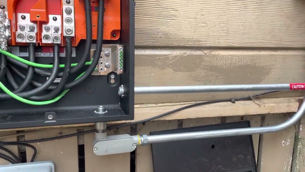 Tesla Power Wall Gateway Install w/ Enphase Combiner - YouTube