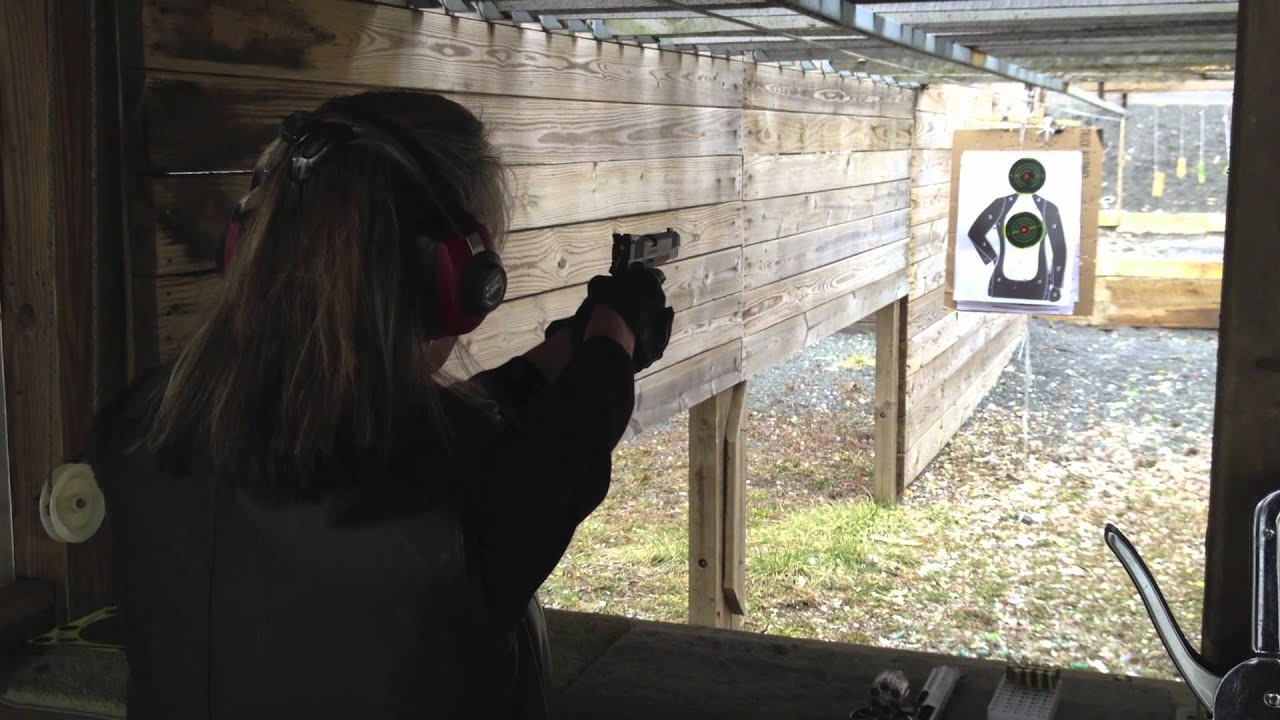 IN ACTION: Kimber 1911 Custom Target II .45 ACP Handgun - YouTube