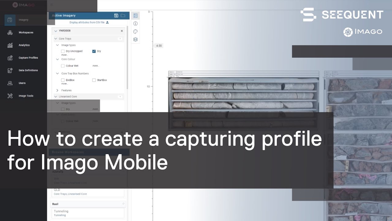 How to create a capturing profile for Imago Mobile - YouTube