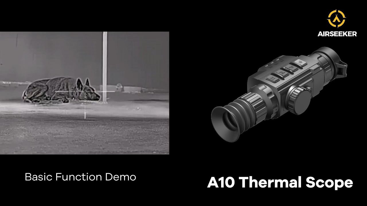 Best Thermal Scopes A10 Basic Function Demo | Reticle | Zoom | Laser rangefinder | image mode ...