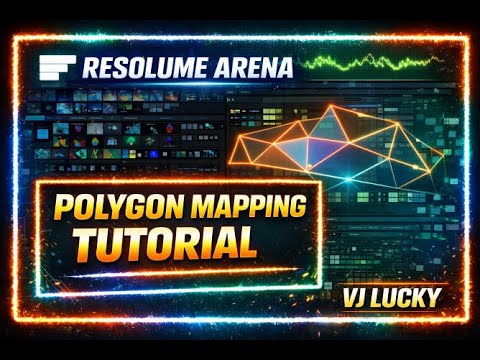 Resolume arena polygon mapping tutorial - YouTube