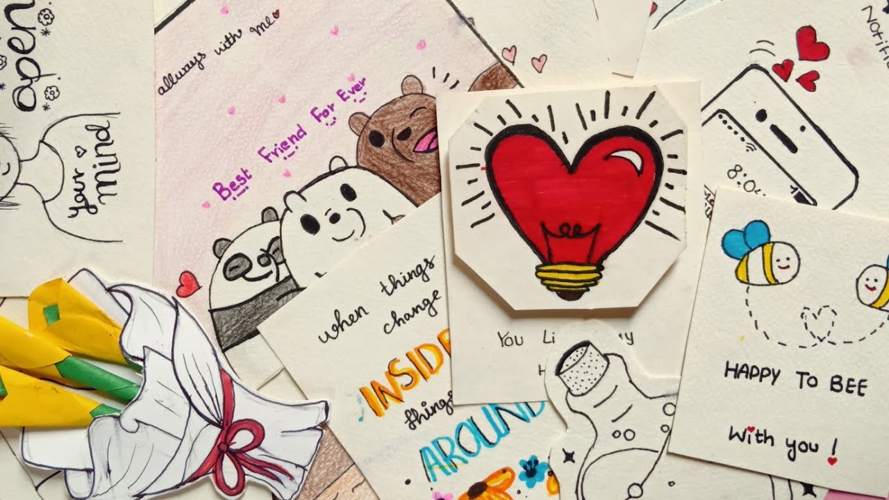 Customize cute mini love notes| cute gift# beautiful#foryou#bestie ...