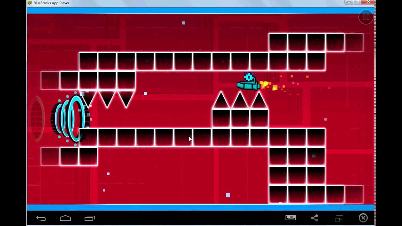 Geometry Dash 1.21: обзор + создание уровня - YouTube