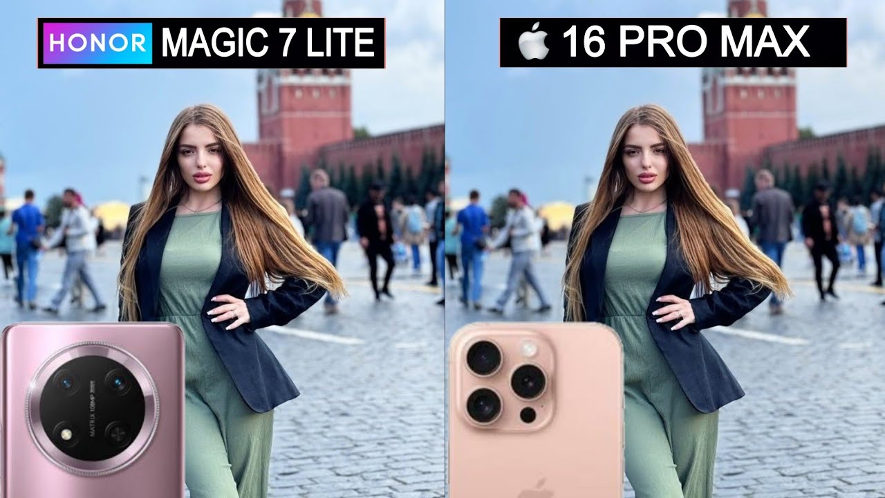 Honor Magic 7 Lite VS Iphone 16 pro Max Camera test Comparison Honor vs ...