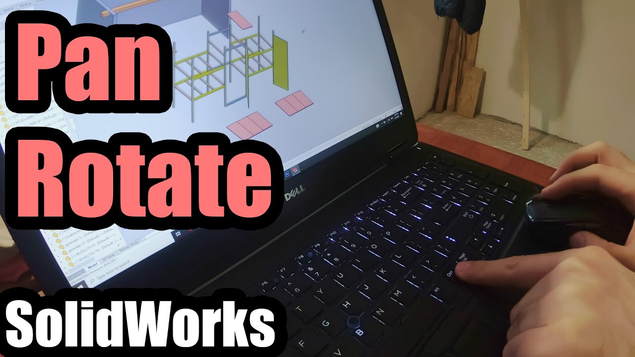 How to Move/Pan the image (SolidWorks, Control + Scroll) - YouTube