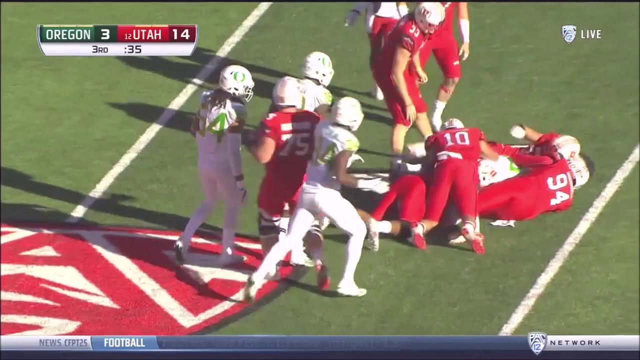 Oregon @ Utah 2016 Ducks Highlights HD - YouTube