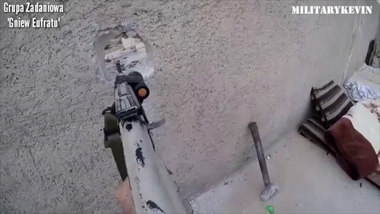 Syria GoPro War Polish Volunteer - Heavy Urban Combat With ISIS In ...