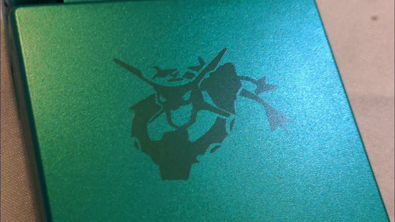 Rayquaza GBA SP w/authentic pokemon emerald #pokemon #review - YouTube