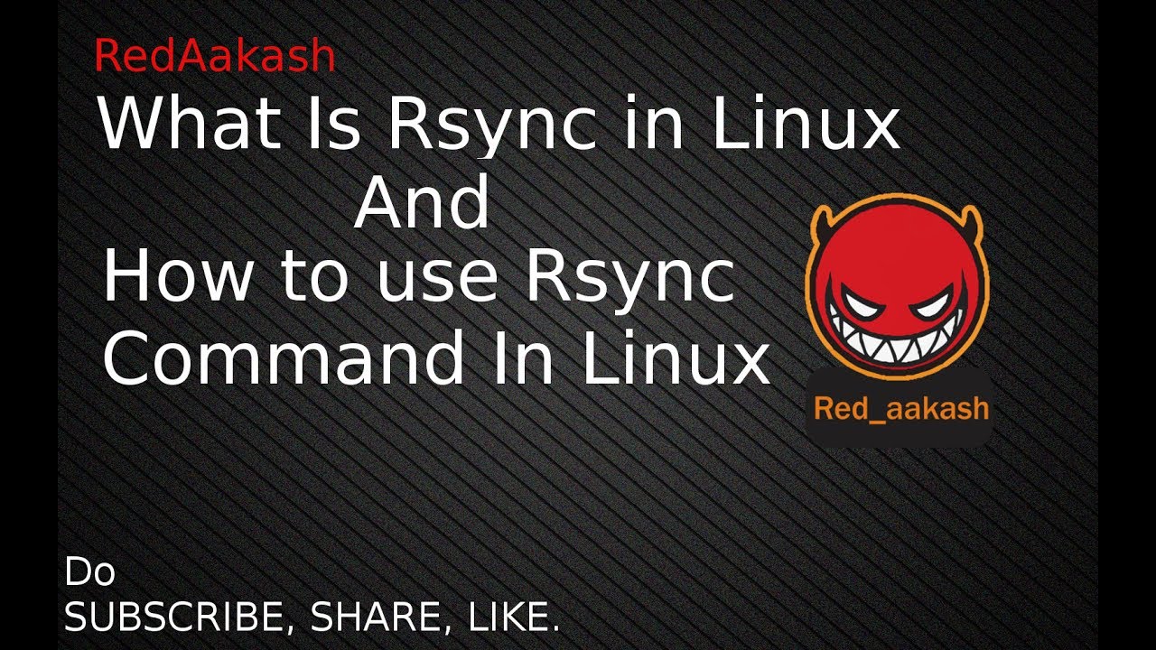 Hindi Redhat Rsync In Linux And How To Use Rsync Command In Linux Youtube