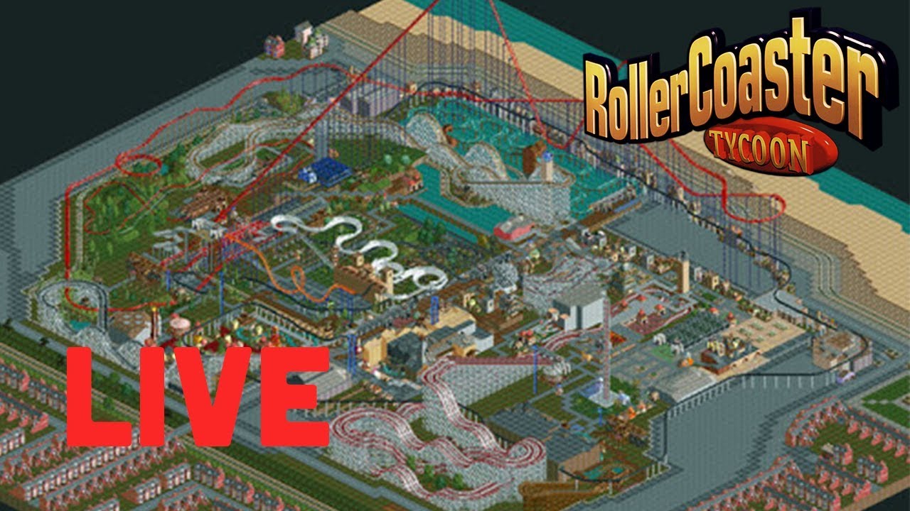 Time for bankruptcy|| Roller Coaster Tycoon Deluxe - YouTube