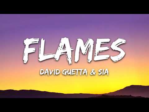 David Guetta & Sia - Flames (Lyrics)