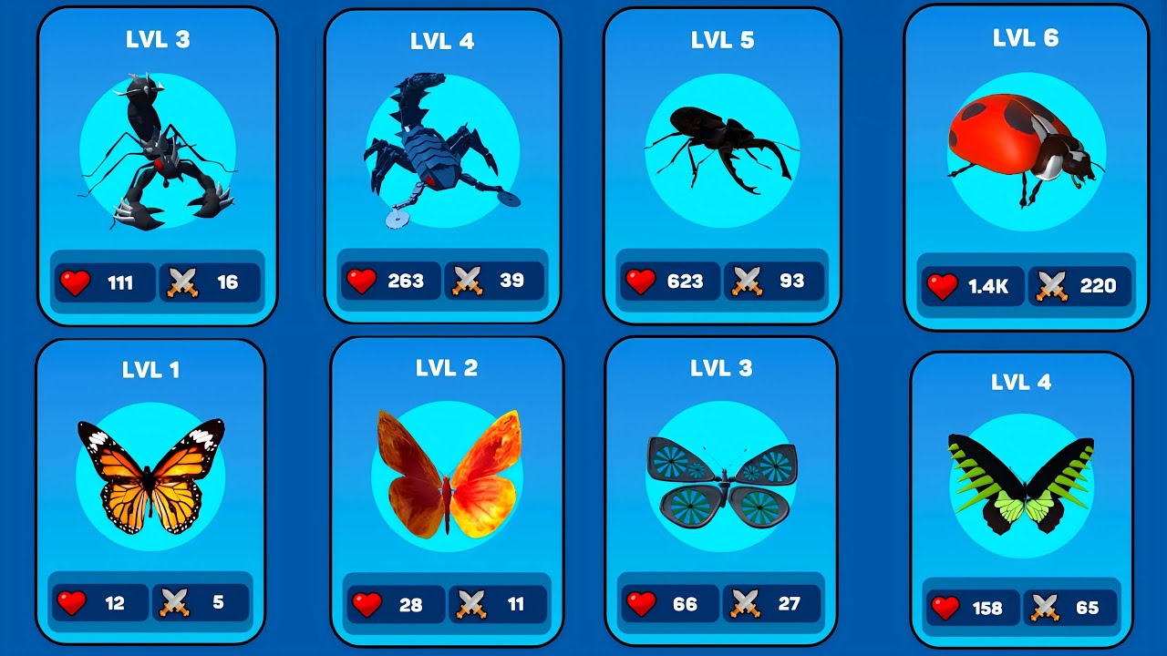 Merge Ant Insect Fusion New Updates Max Level » Merge Simulator Battles ...