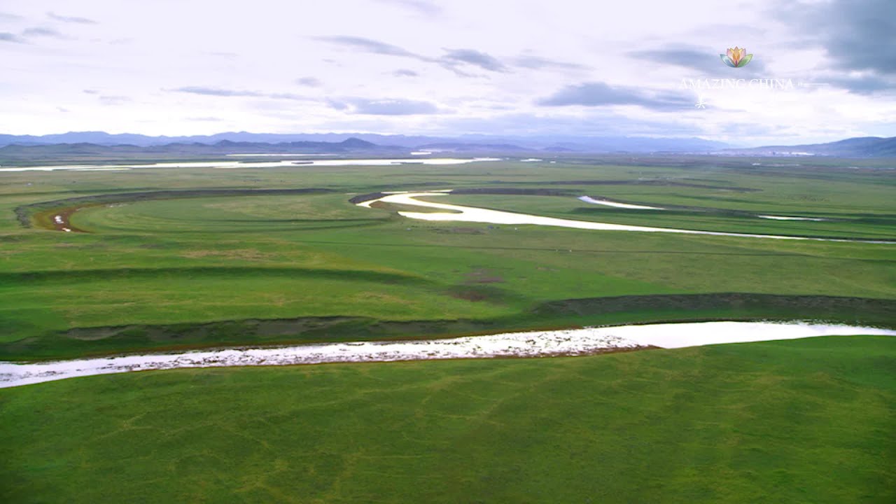 Maqu Wetland from the above - YouTube