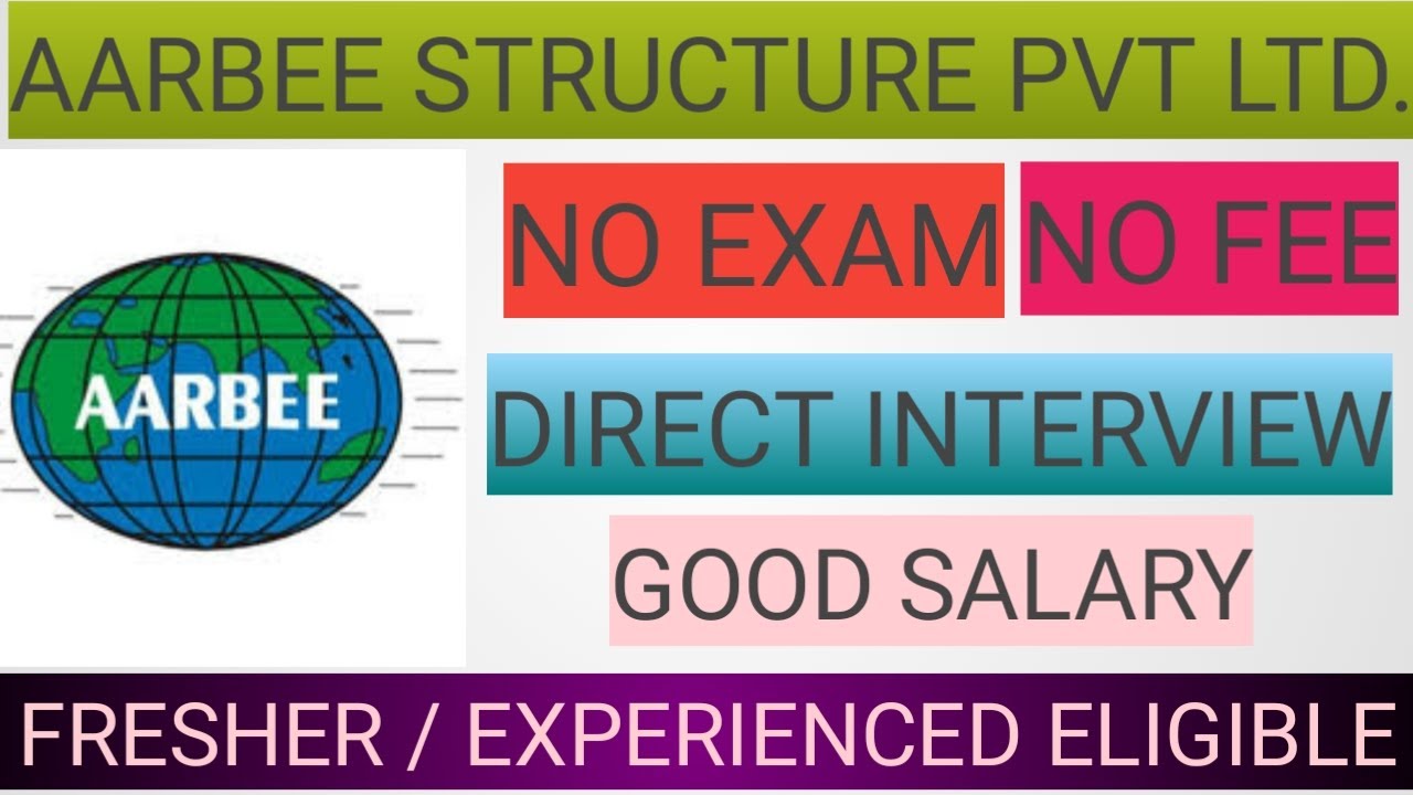 FRESHER / EXPERIENCED CIVIL ENGINEER JOB || Aarbee structures pvt. Ltd. || Direct interview ...