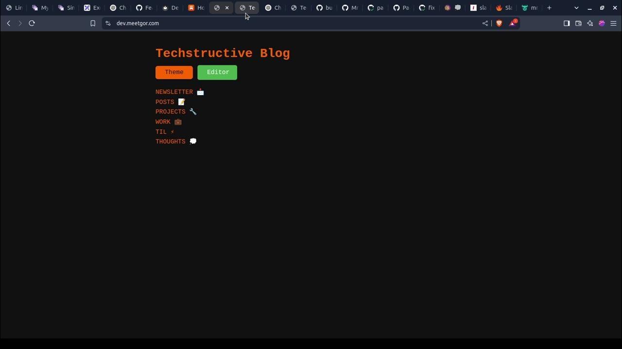 Porting Blog to burrow SSG (golang) - YouTube