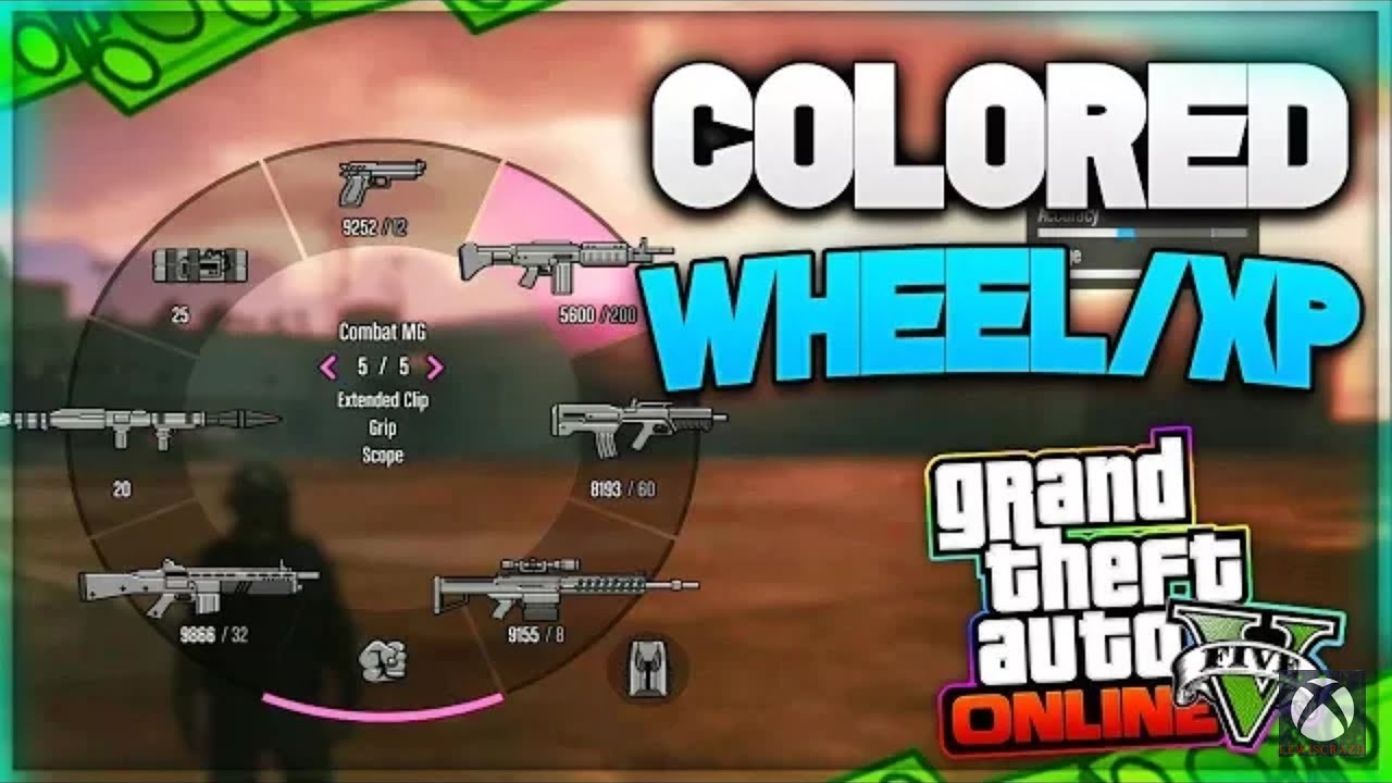 GTA 5 How to The Color The Color of Your Weapon Wheel, XP Bar and more ...