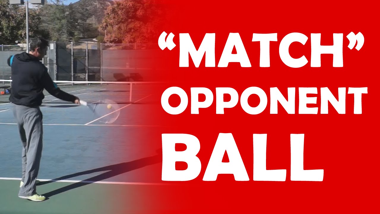 Matching Opponent's Ball | GROUNDSTROKE CONSISTENCY - YouTube