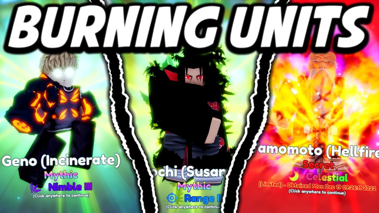 BURNING Units ARE Insanely OVERPOWER In Anime Adventures!! *UPDATE 10.7 ...