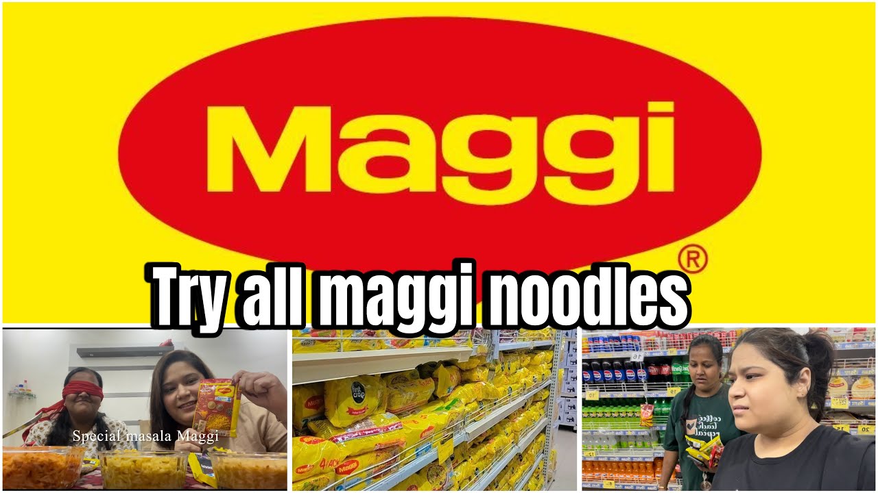 Try all types off Maggi || ye maggi kab ai 🥸|| best and worst maggi ...