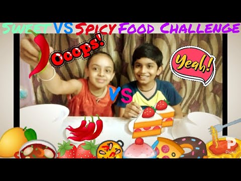 Spicy VS Sweet Food Challenge - YouTube