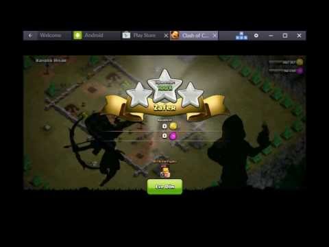 clash of clans goblin köyleri(kayalık hisar)#4