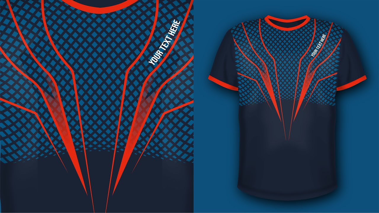 Sports Jersey Design In Coreldraw | T-Shirt Design | CorelDraw Tips ...