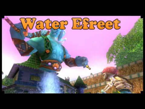 Wizard 101 Storm Spell (Water Efreet) - YouTube