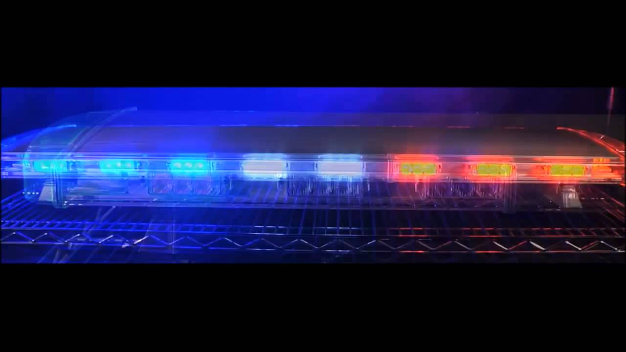 912 Full Size LED Light Bar from 911 Signal USA - Demo On - YouTube