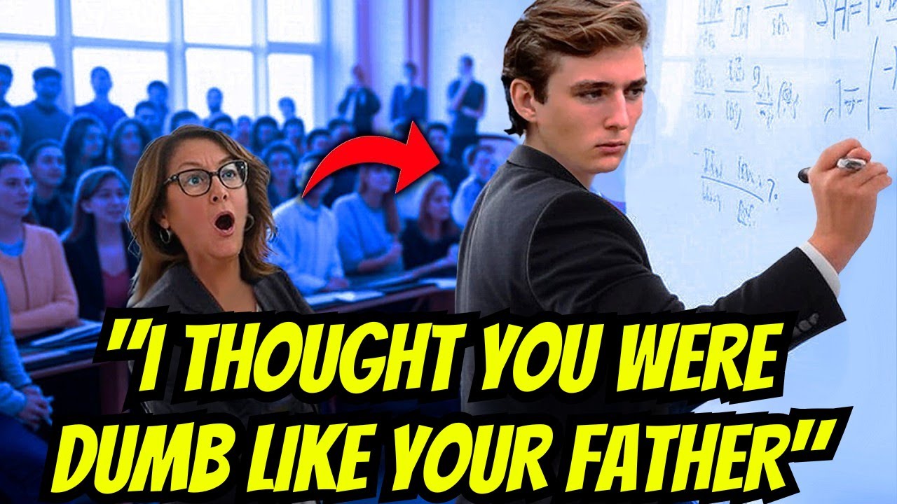 Liberal Calculus Professor Tries to Humiliate Barron Trump — Has No ...
