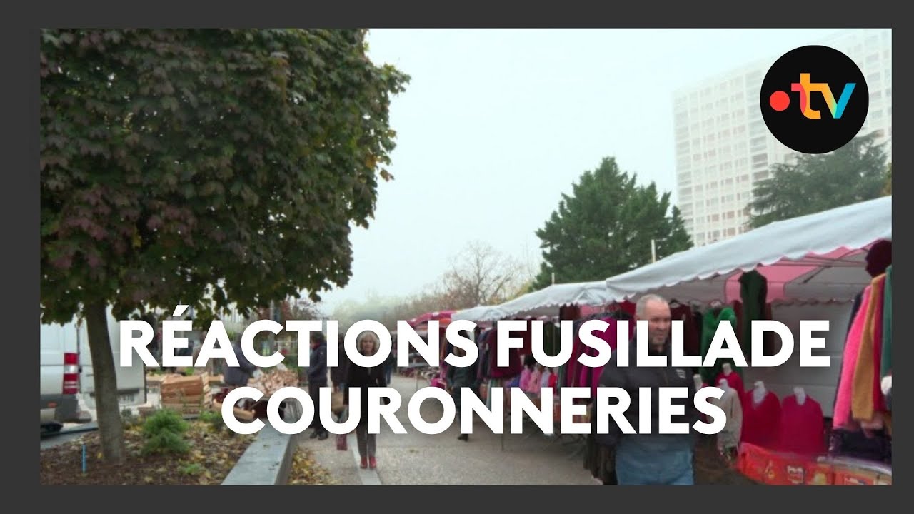 Fusillade à Poitiers : réactions sur le marché des Couronneries - YouTube