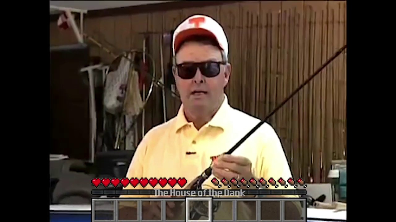 FISHING ROD FAIL GONE MINECRAFT MEME - YouTube