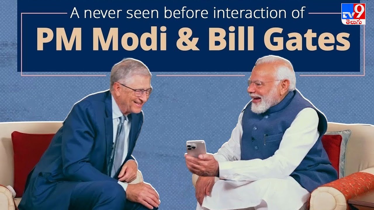 PM Modi Interaction with Bill Gates - TV9 - YouTube