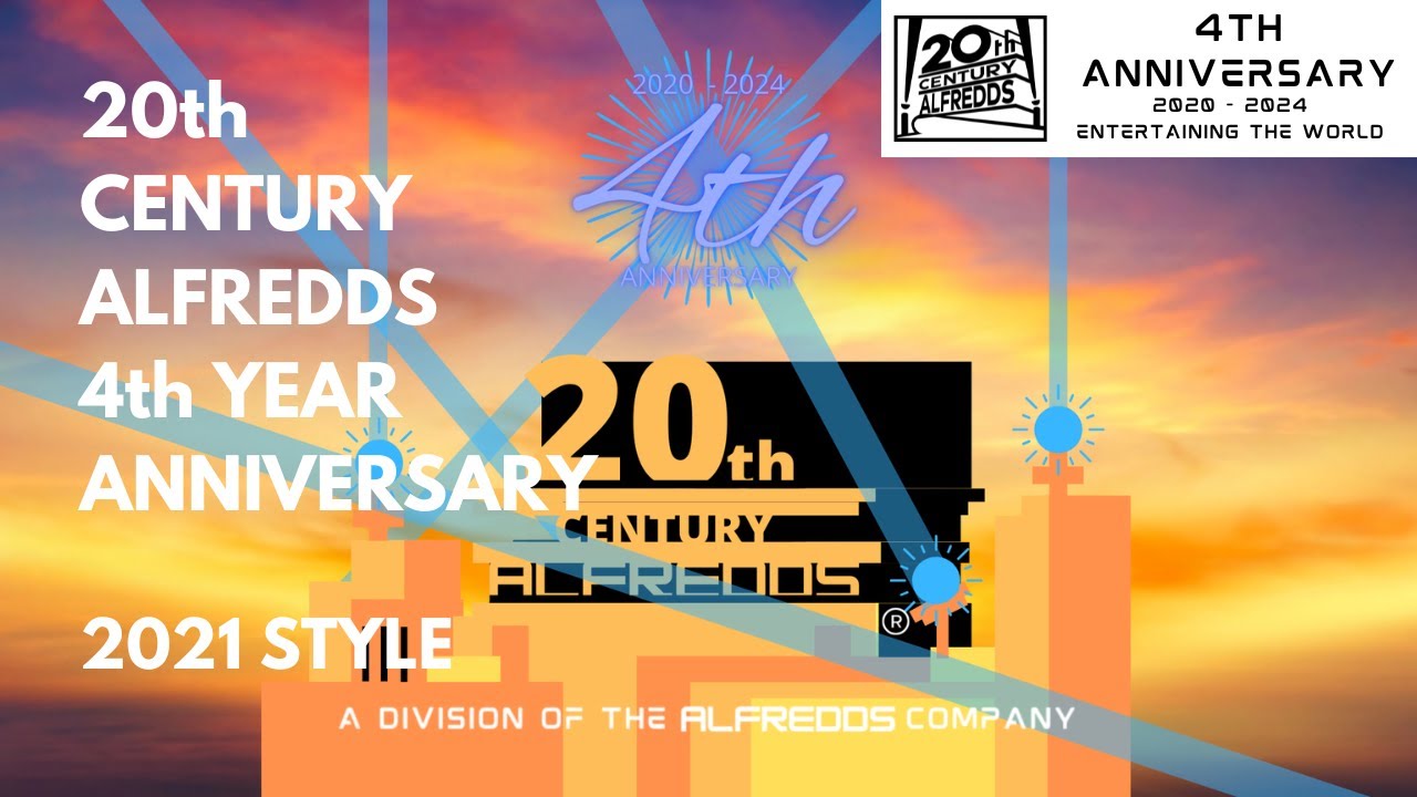 20th Century AlfredDS | 4th Anniversary Logo (2021 Style) - YouTube