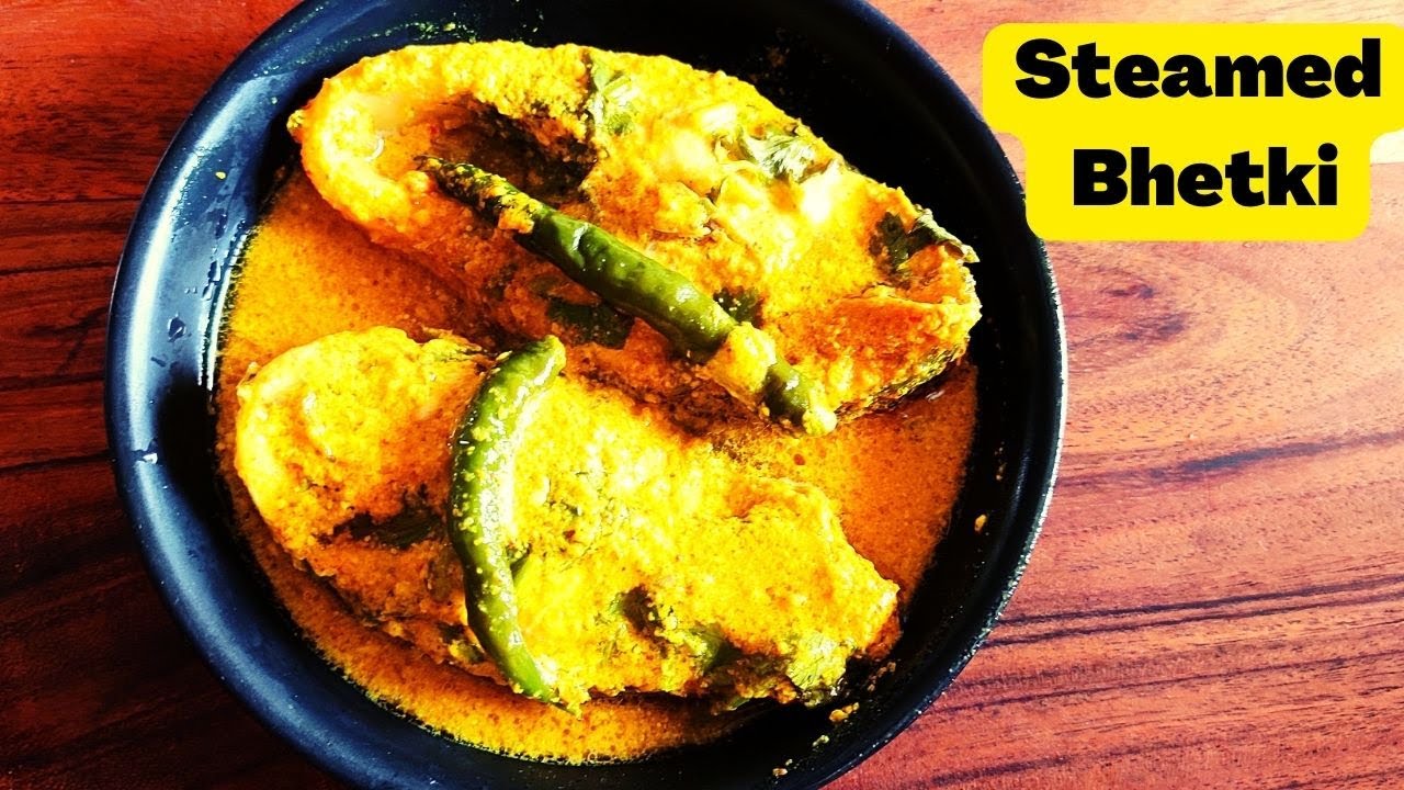 Bhapa Bhetki Recipe | Steamed Fish | Easy and Tasty Bhetki | Sorshe ...