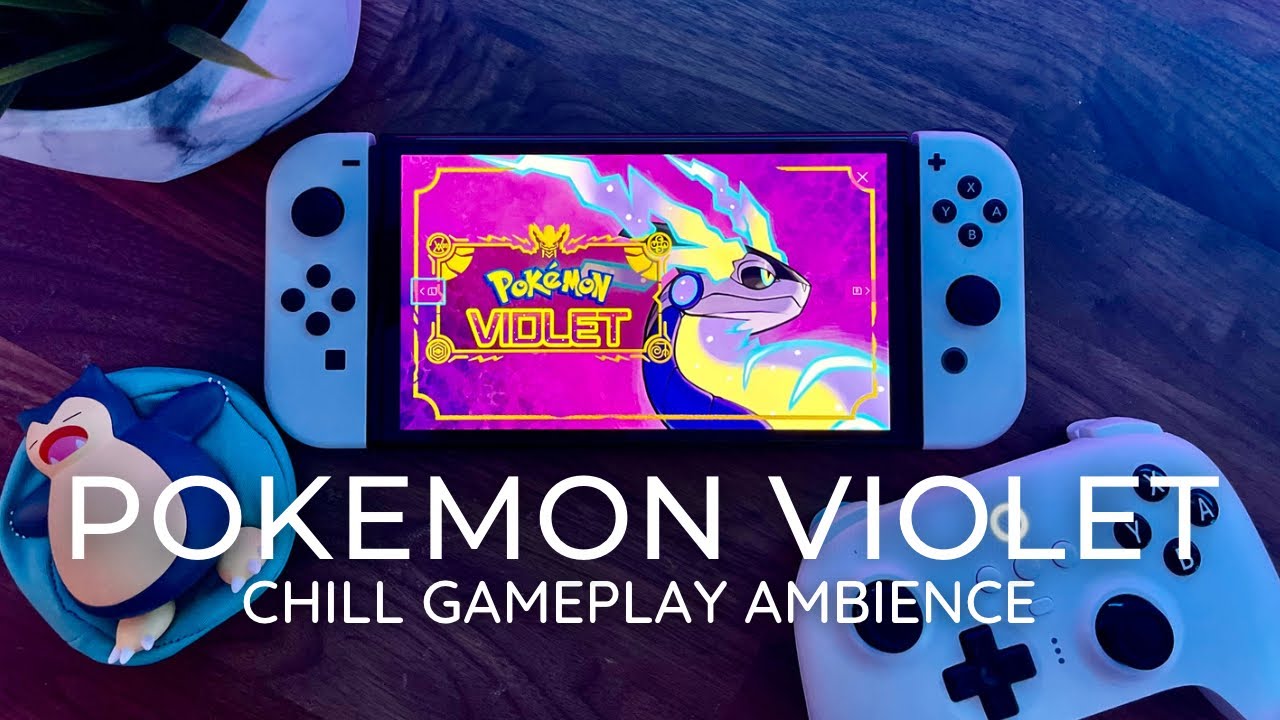 Pokemon Violet on a chill night 🌙 1 hour of chill gameplay ambience ...